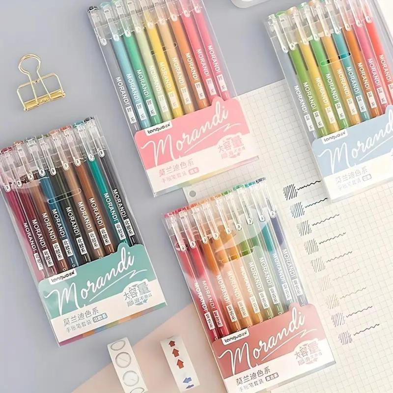 Colored Gel Pen Set, 1 Set Retro Colored Graffiti Pen, Stackable ...