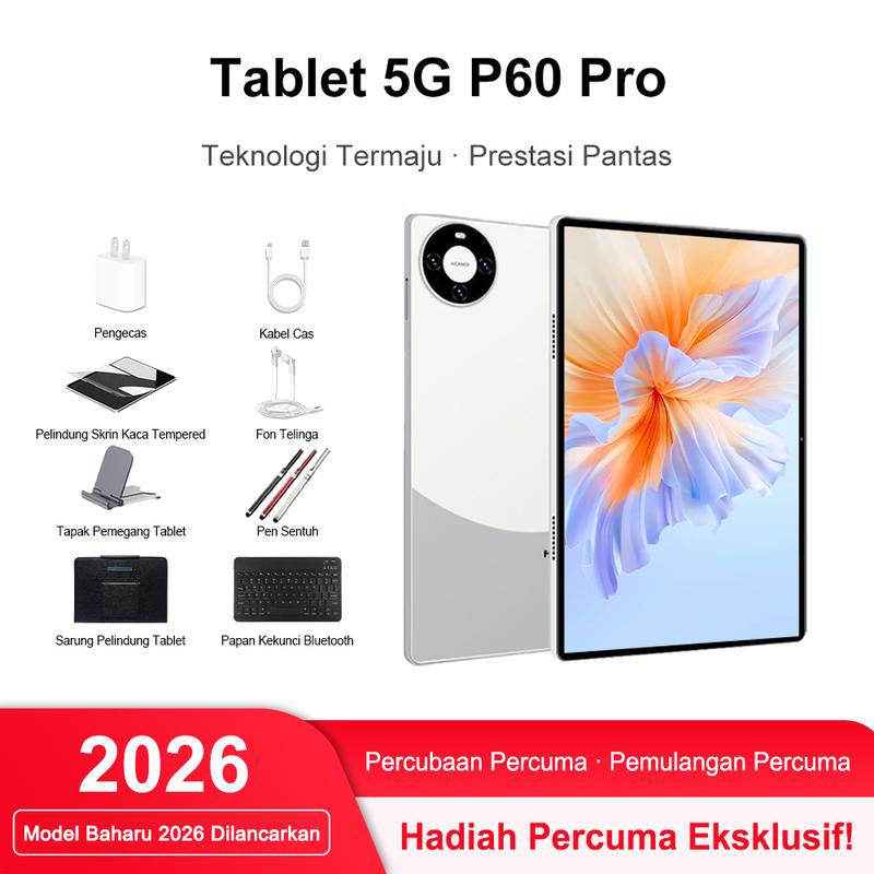 查看[P60 Pro 10.3-inch 2026 TABLET MULTIFUNCTION SESUAI FOR OFFICE GAMING ...