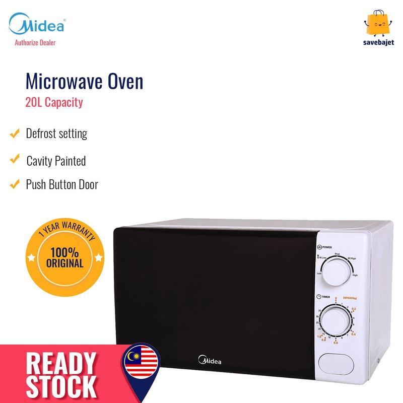 查看[Midea 20L Microwave Oven with Timer Pemanas Lauk / Defrost MM720CGE ...