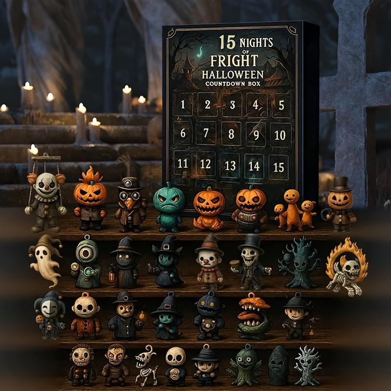 查看[Halloween Countdown Calendar, 31 Days of Horror Experience, Resin ...