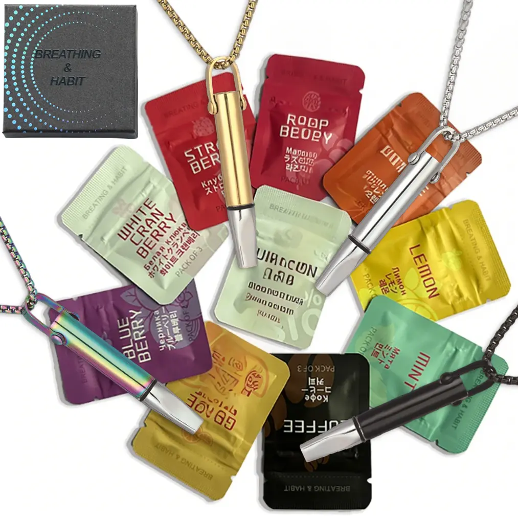 breathing necklace The necklace is equipped with a cotton core fruit ...