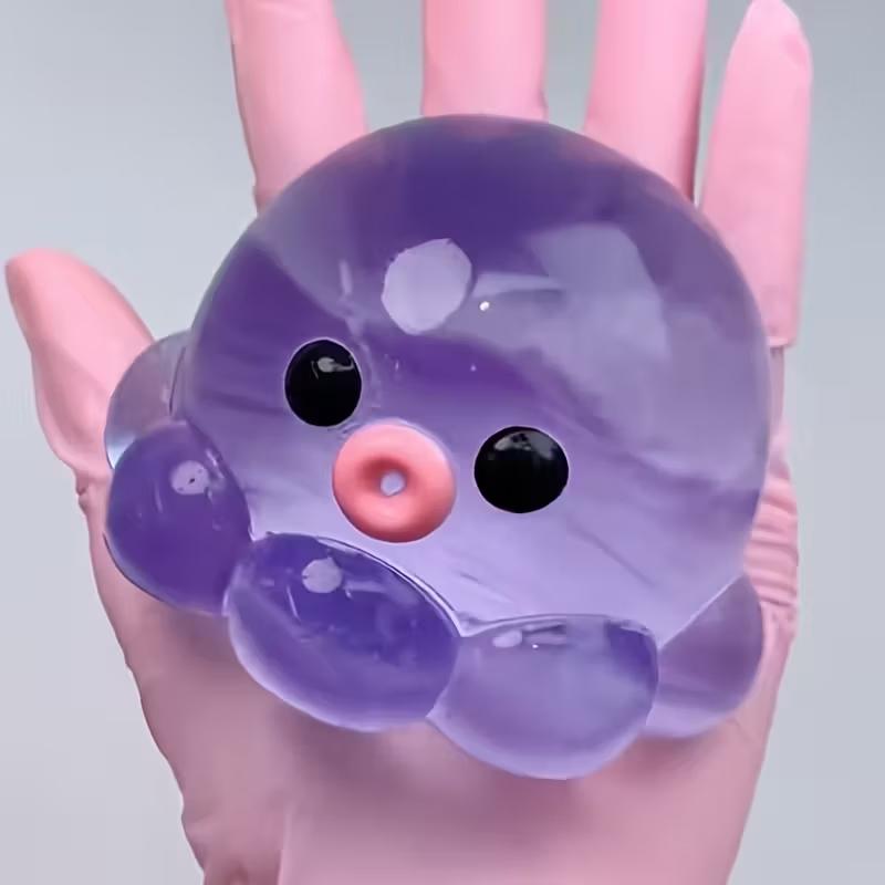 查看[1pc Cute Stress Relief Transparent Octopus Super Sticky Squeezy Toy ...