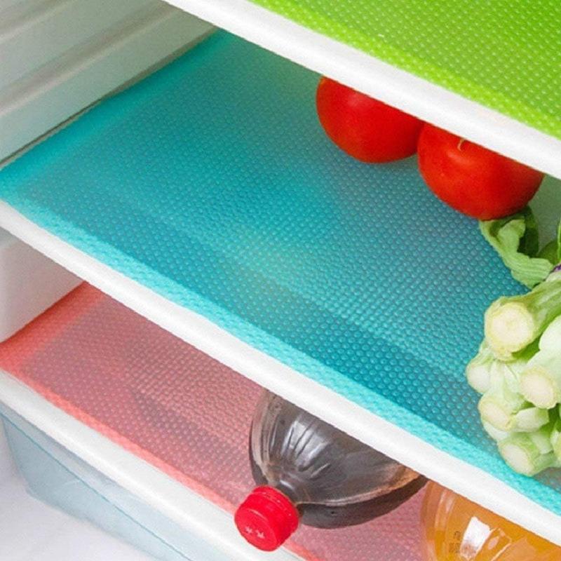 查看[LMMAKE 4Pcs Cuttable Refrigerator Lining Mats Transparent Non Toxic ...