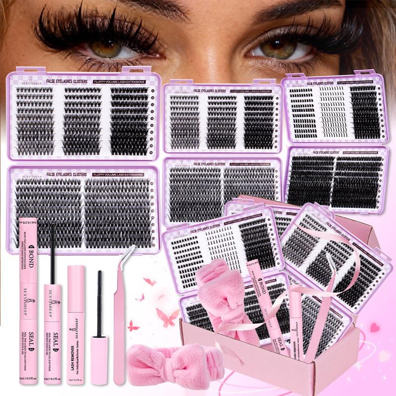 查看[Multiple Styles Eyelash Cluster Set, Mixed Length Eyelash Extensions ...