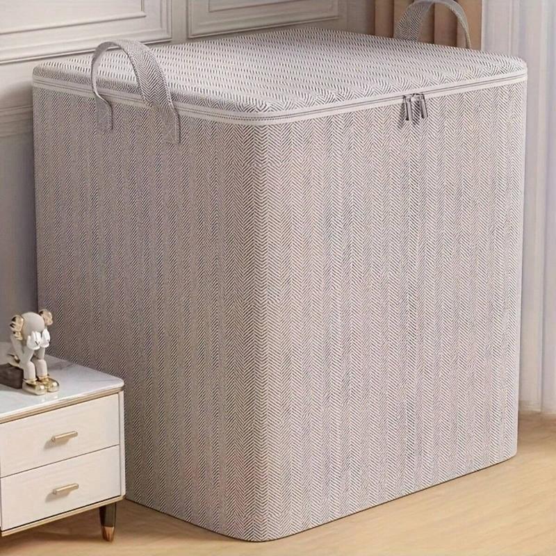 查看[Extra-Large Storage Organizer Box With Lid - Versatile For Clothes ...