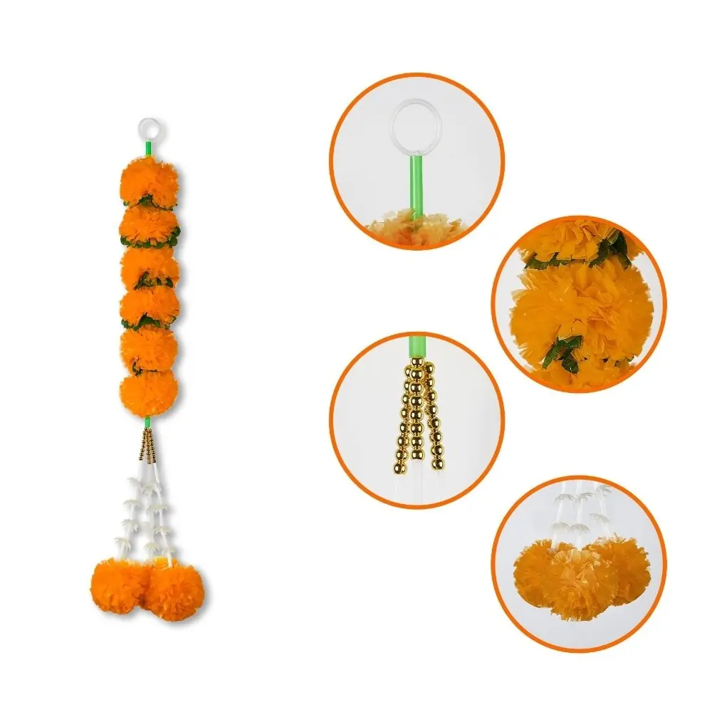 查看[Hiasan Mandap Perkahwinan, Garland Marigold Plastik, Bunga Tiruan ...