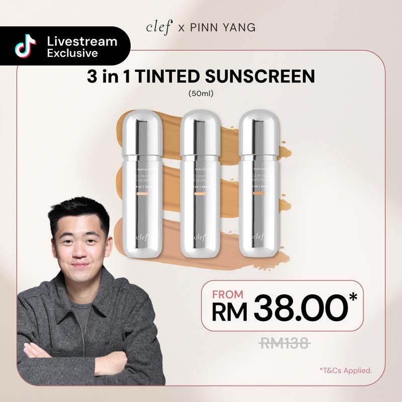 查看[[Pinn Yang Exclusive] CLEF Sunscreen Fizikal Berwarna | CLEF Skin ...