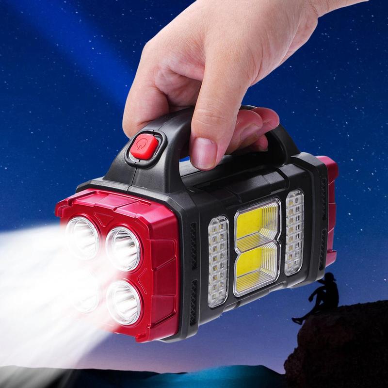 Portable Solar Powered Camping Light, Outdoor Rechargeable Lamp ...