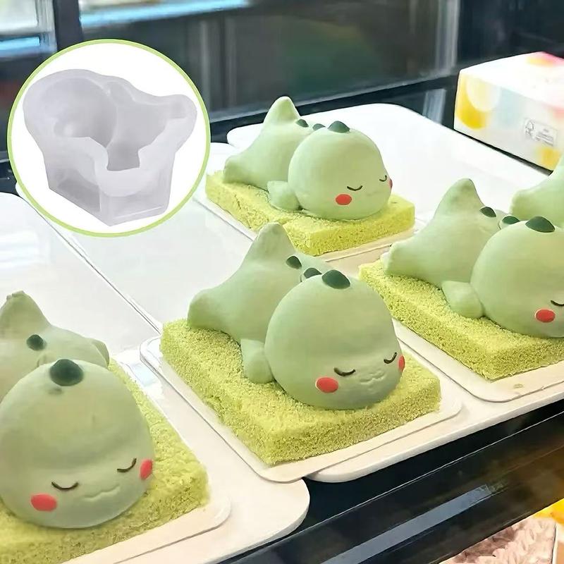 查看[silicone mold,Acuan Kek Silikon, Berbentuk Dinosaur, untuk Puding ...