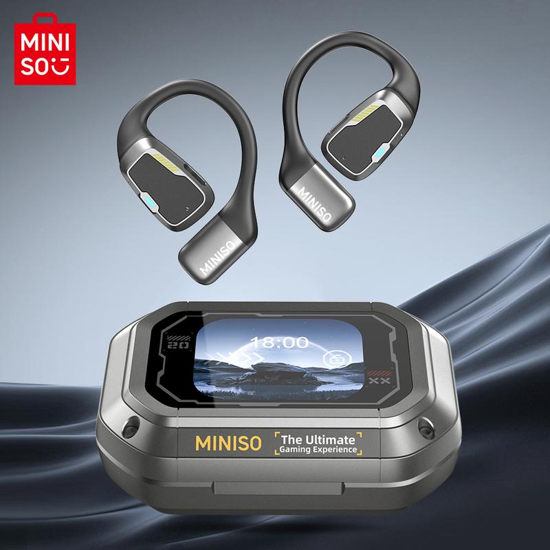 MINISO AI Headphones Open Ear Wireless Earbuds Bluetooth 5.4 Earphones ...