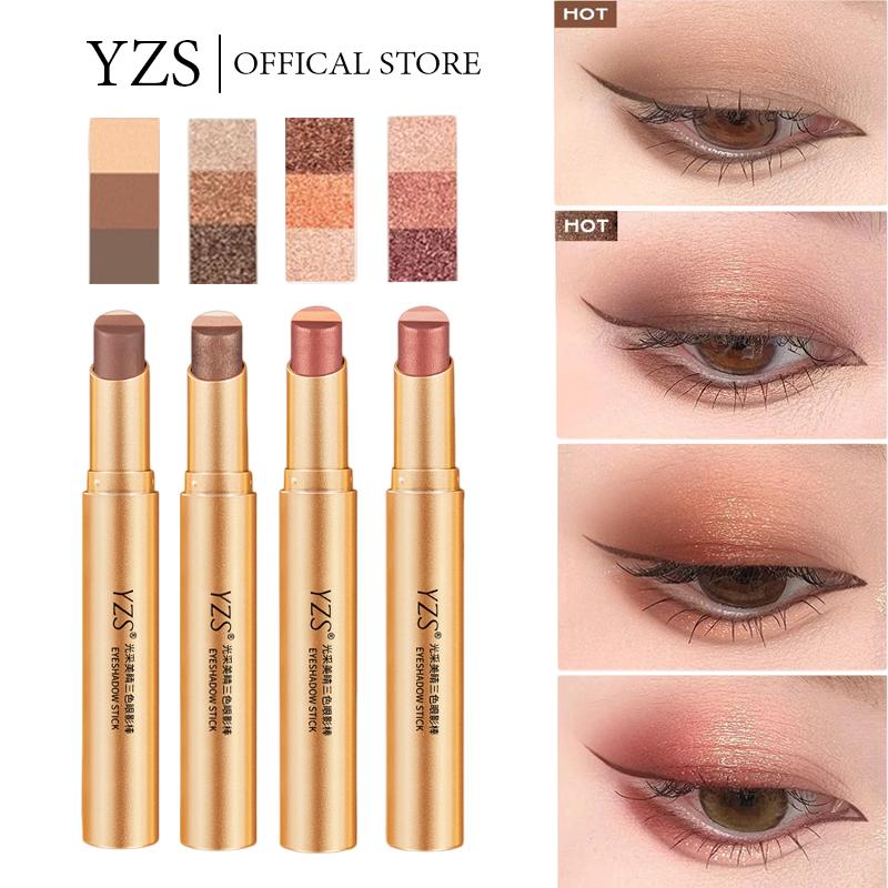 查看[YZS Three-color eyeshadow palette, radiant beauty, glitter with ...