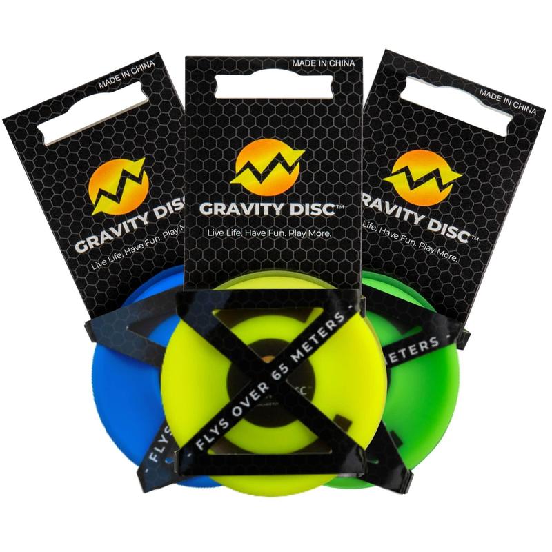 Gravity Disc 3 Pack - Blue, Green, Yellow - Unique Patent-Pending ...