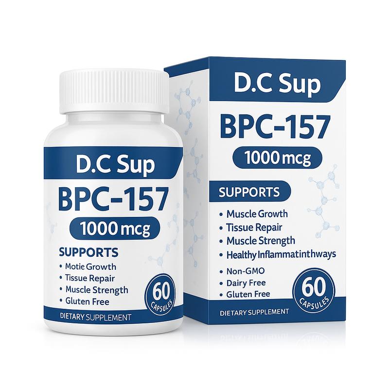 BPC-157 Peptide Capsules 1000 mg-Rapid Muscle & Gut Repair, Anti ...