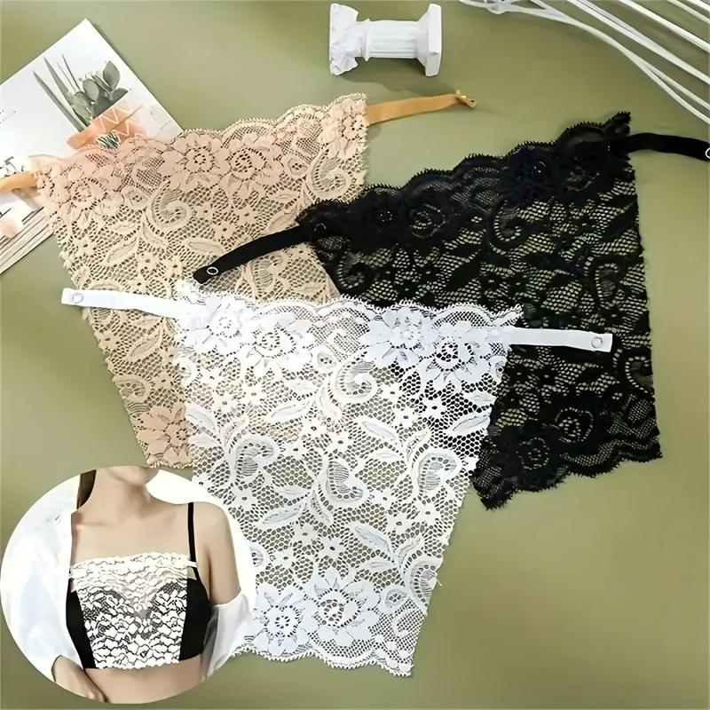 查看[3-Pack Strapless Seamless Mesh Chest Covers – Single & Double Layer ...