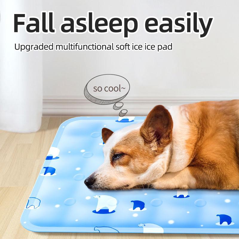 查看[Petsup Pet Cooling Pad - Ice Gel and Water Refillable Mat Breathable ...