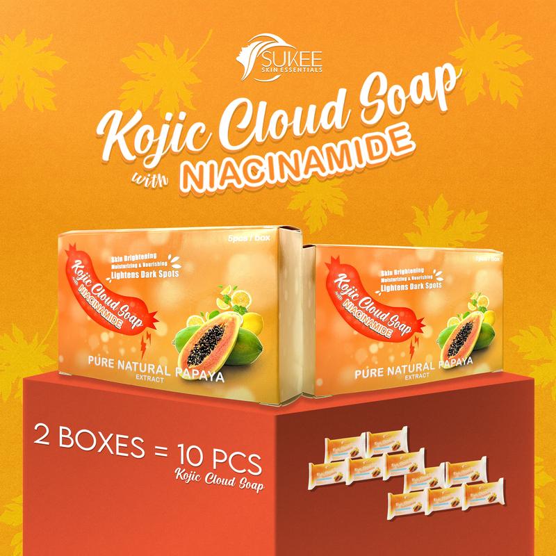 查看[[FDA APPROVED] 10PCS (2BOXES) Sukee Skin Essentials Kojic Cloud Soap ...