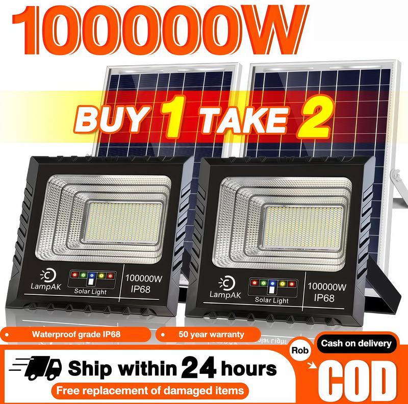 查看[12.12【BUY 1 TAKE 2】【COD】Lampu Solar Outdoor 100000W LED Light ...