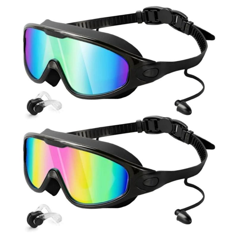 Wide Field Of Vision Anti-fog Swimming Goggles, 1/2/3 Counts Anti-uv ...