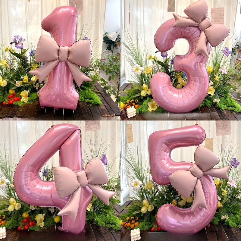 1pc Large Pink Number-Shaped Foil Balloons with Ma TikTok爆款商品分析 - GMV ...
