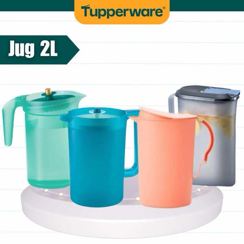 查看[Jug Medium 2L / 1.4L Tupperware / Turquoise / Green / Oren / Grey ...