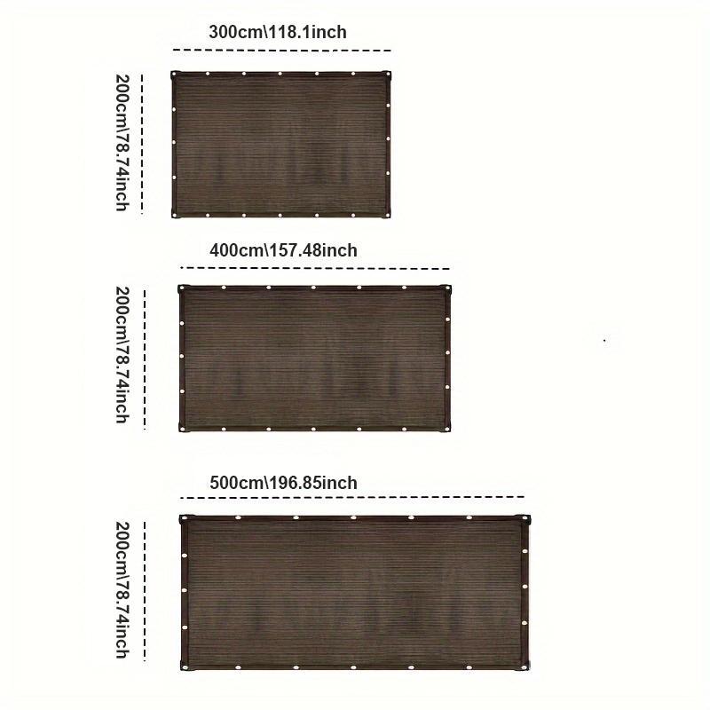 Summer Garden Folding Mesh Shade Cloth with Grommet, Sunblock Shade ...