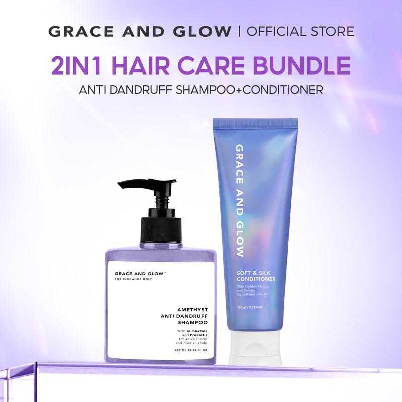 查看[Grace and Glow 2in1 Hair Care Bundle Shampoo+Soft & Silk Hair ...