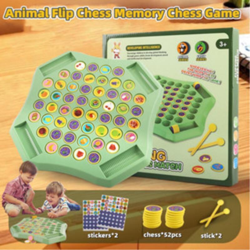 52 Piece Children's Flip Chess Memory Game 2-4 Peo TikTok爆款商品分析 - GMV ...