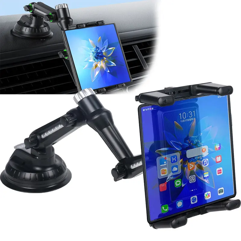 5 in 1 Car Phone Tablet Holder, car Dashboard Windshield Phone Mount ...