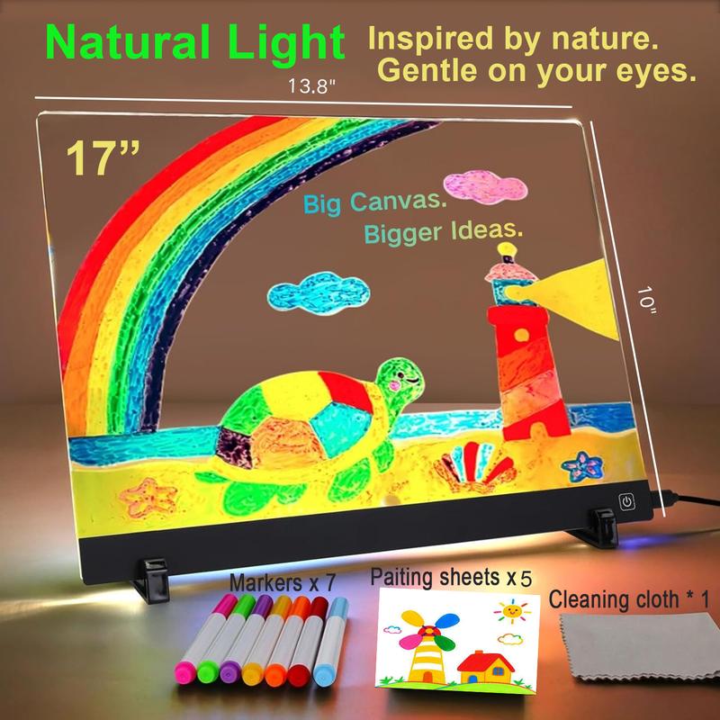 16” Large LED Drawing Board with Natural Light, Pl TikTok爆款商品分析 - GMV ...