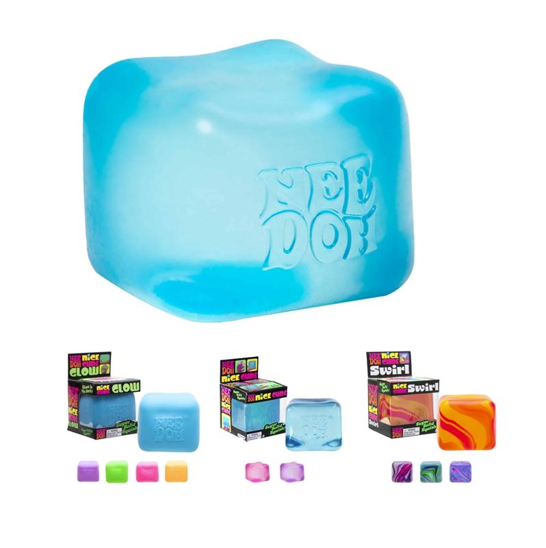 Schylling NeeDoh Nice Cube – Sensory Fidget Toy with Super Solid Squish ...