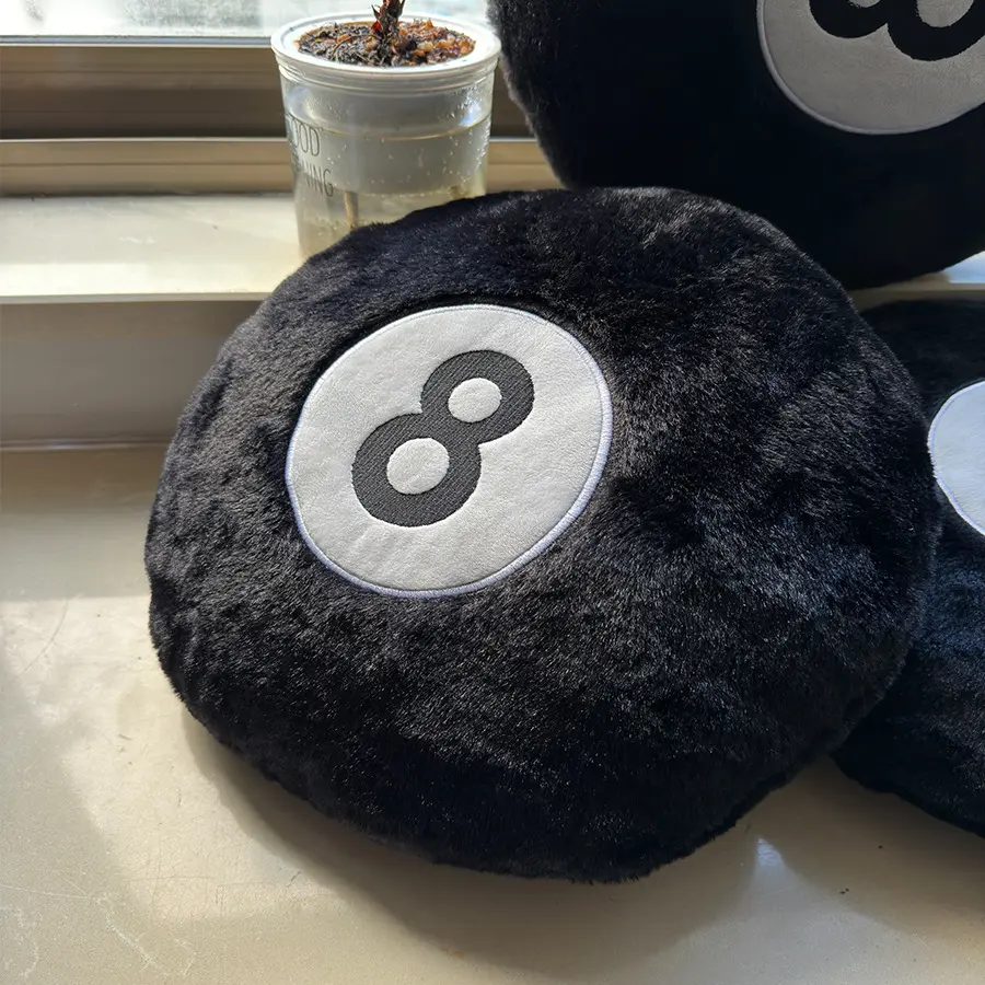 查看[Eight-Ball Pillow, Unique Design Cushion Seat Pad, Room Decor, Home ...