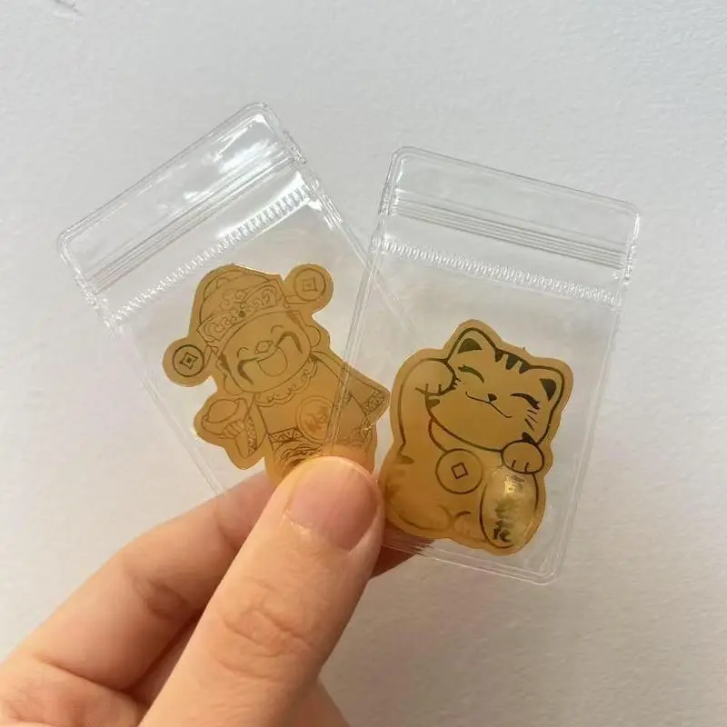 2Golden Mobile Phone Stickers, Fortune Good Moral, Suitable For All ...