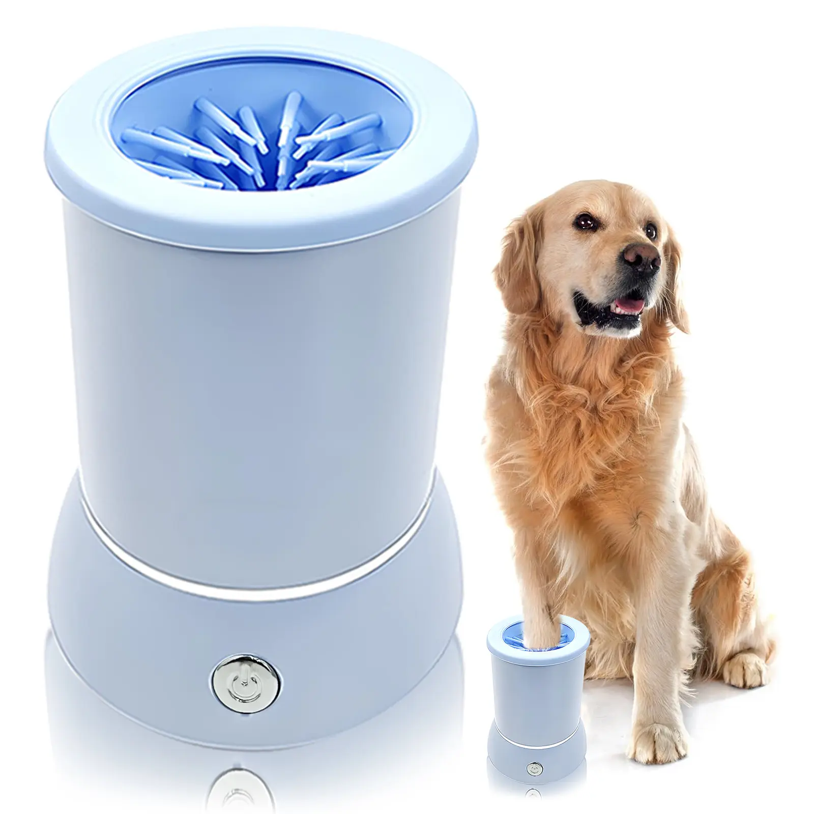 Electric Dog Paw Cleaner and Massager - Portable USB Rechargeable Paw ...