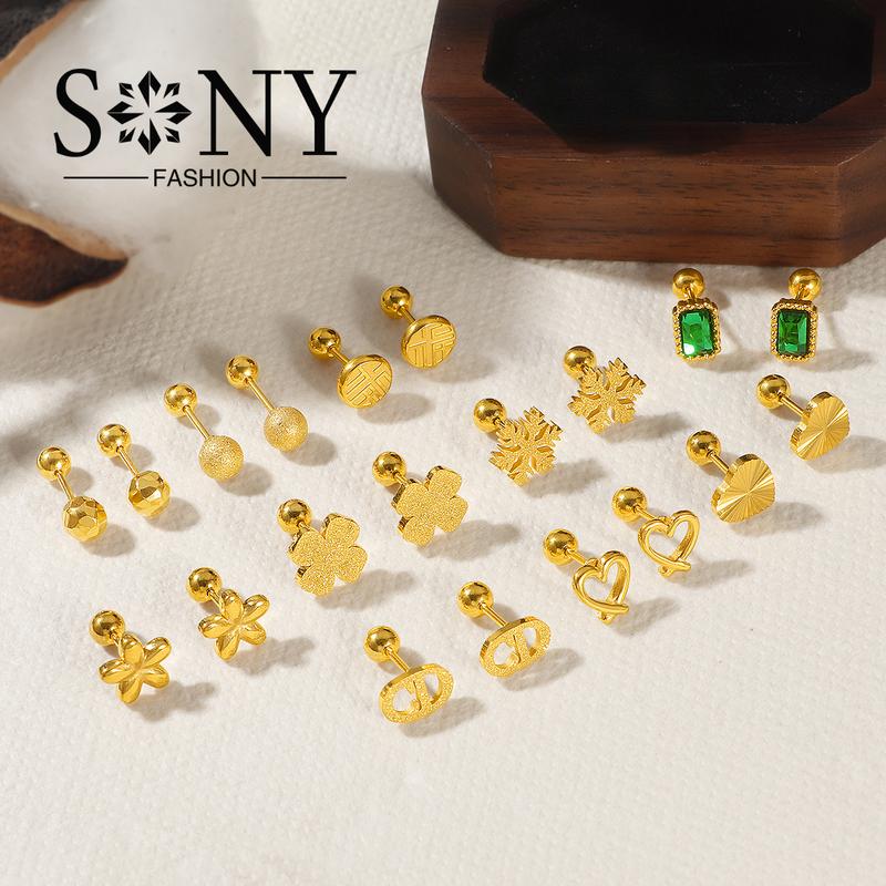 查看[Anting anting Keluli Titanium, Fesyen, Tidak Luntur, Untuk Wanita ...