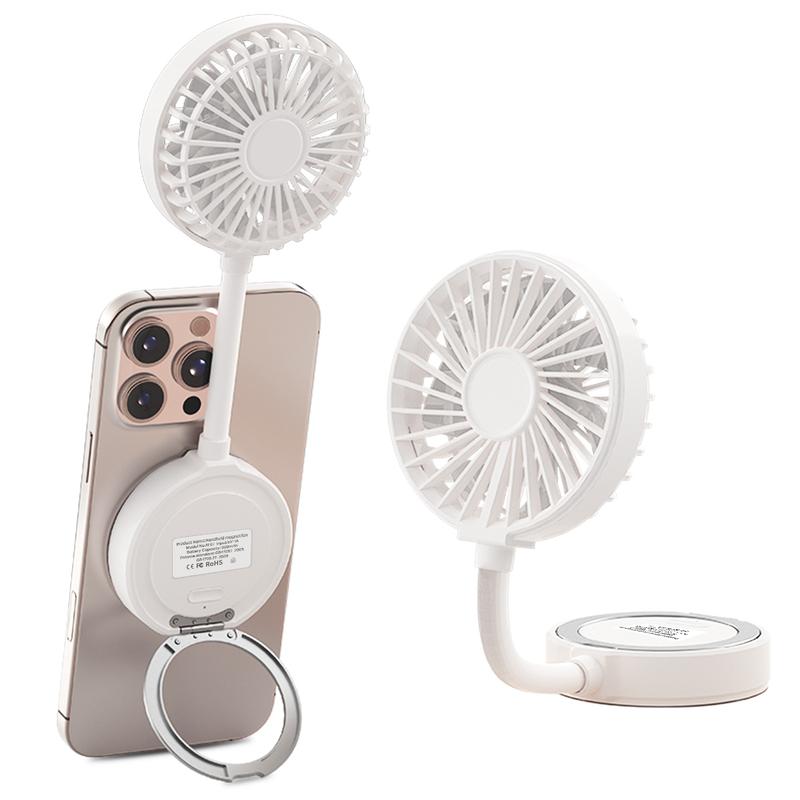 查看[Magnetic Cell Phone Fan, 3 Speeds Mini Personal Fan with Flexible ...