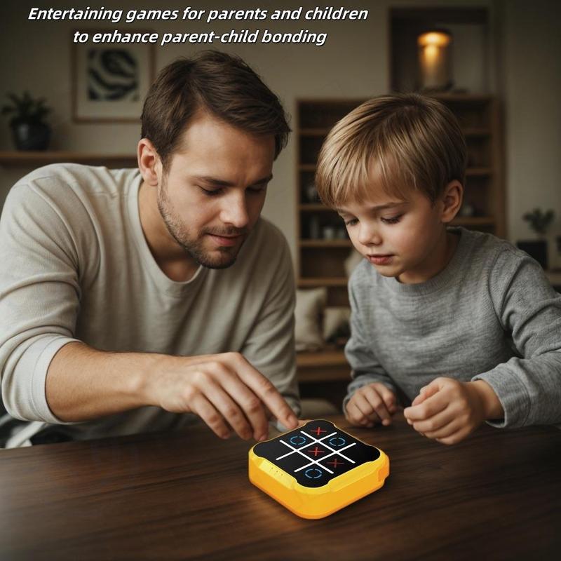 Portable Electronic Tic Tac Toe Game Console, Battery Powered Handheld ...