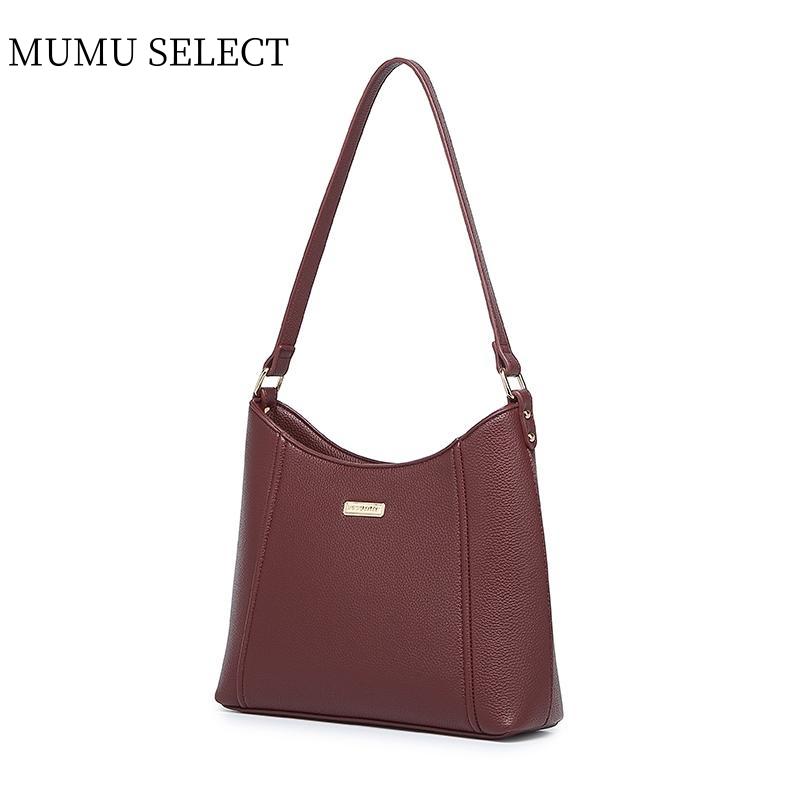 【Mumu Select】M255 Authentic Women Minimalist PU Leather Bag Shoulder ...
