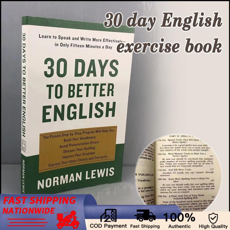30 DAYS TO BETTER ENGLISH Learning Book | TikTok Shop Sales History ...