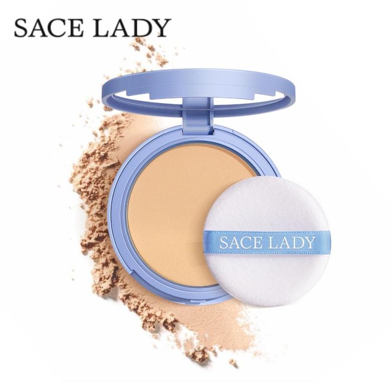 Long-lasting Oil Control Pressed Powder, Makeup Setting Powder, Face ...