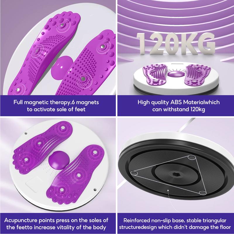 【SOARFLY】2 in 1 Waist Twisting Plate Disc with Pull Rope & Magnetic ...