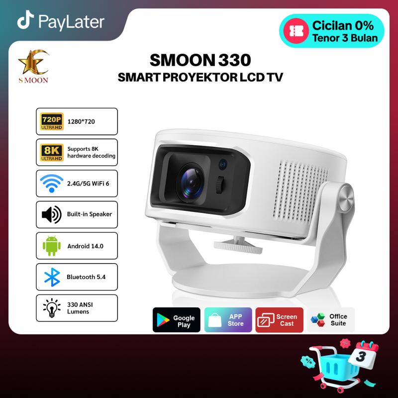 SMOON 330 Smart Projector LCD TV - Proyektor Pinta TikTok爆款商品分析 - GMV ...