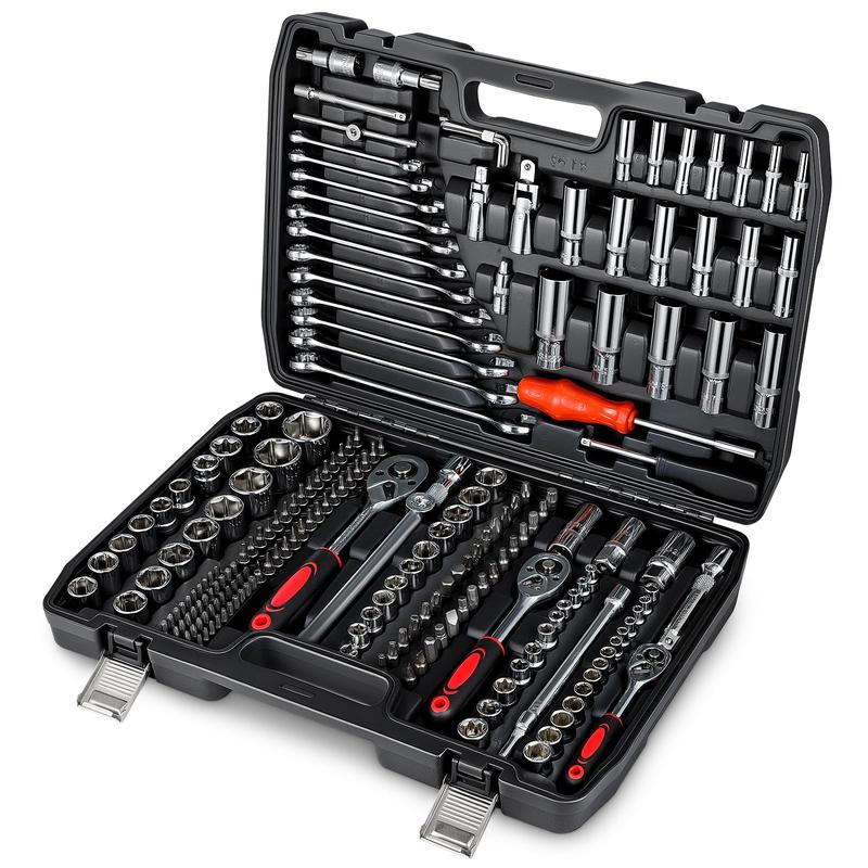 CROWNSHOP 216Pcs Mechanic Tool Set with Ratchet Wr TikTok爆款商品分析 - GMV ...