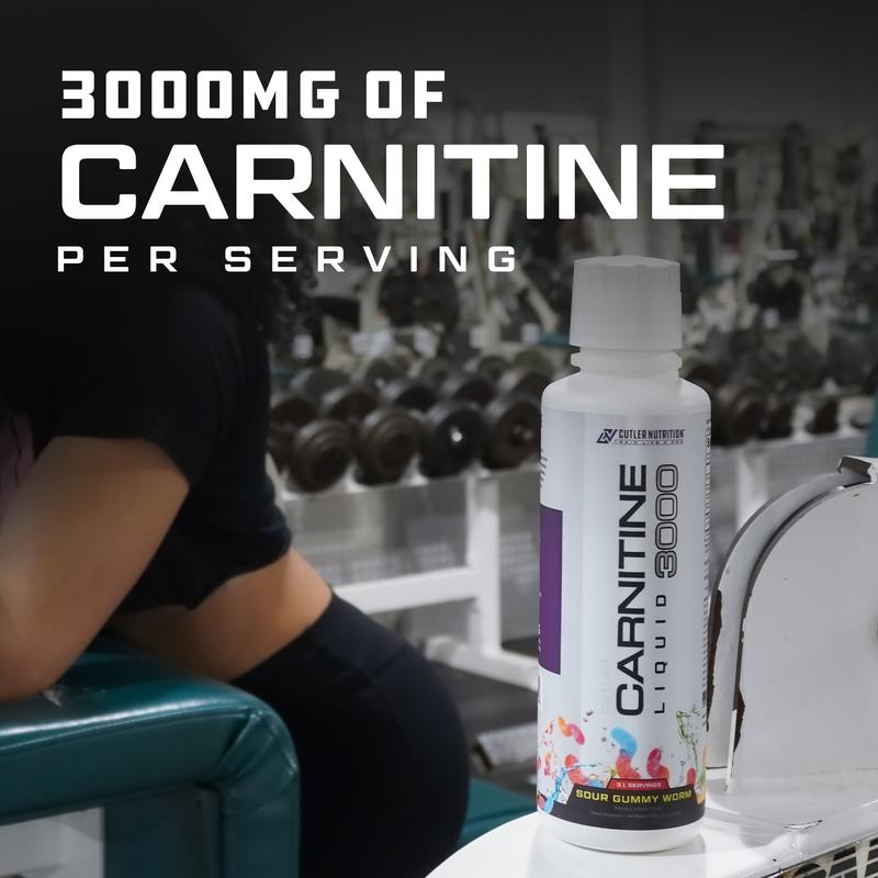 Cutler Nutrition 2 Pack Carnitine 3000 Liquid Supplement for Energy ...