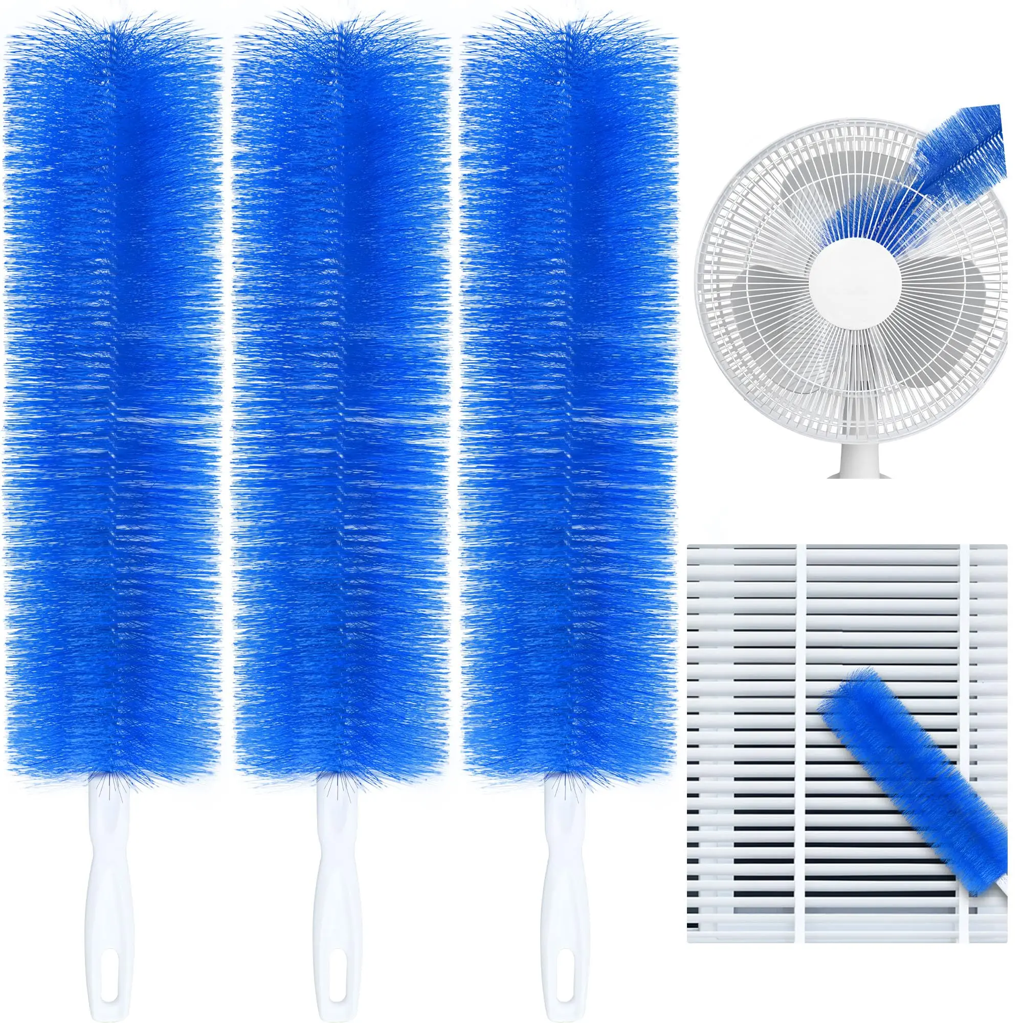 Paws & Puff – 3-in-1 Pet Hair Dusting Kit (Bendable Fan Brush ...