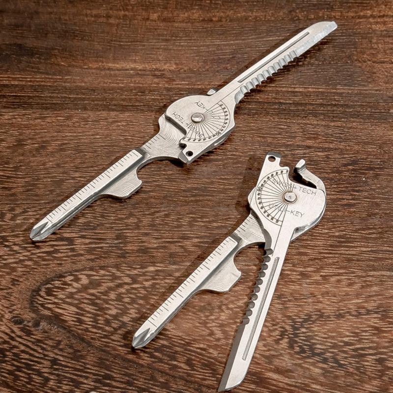 查看[ttooller Utility Portable Multi-Tool Keychain 8-in-1 Stainless Steel ...