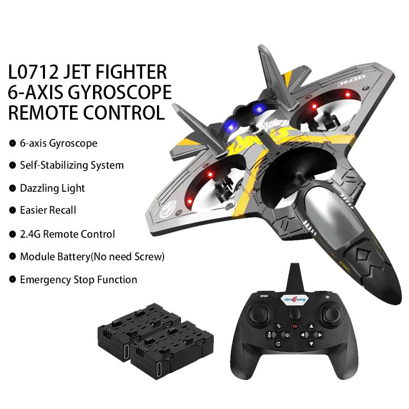 查看[L0712 Jet Fighter Remote Control Six axis gyroscope Aircraft Foam ...