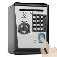Automatic Roll Money Box, 1 Count Fingerprint Sensor Induction Money ...