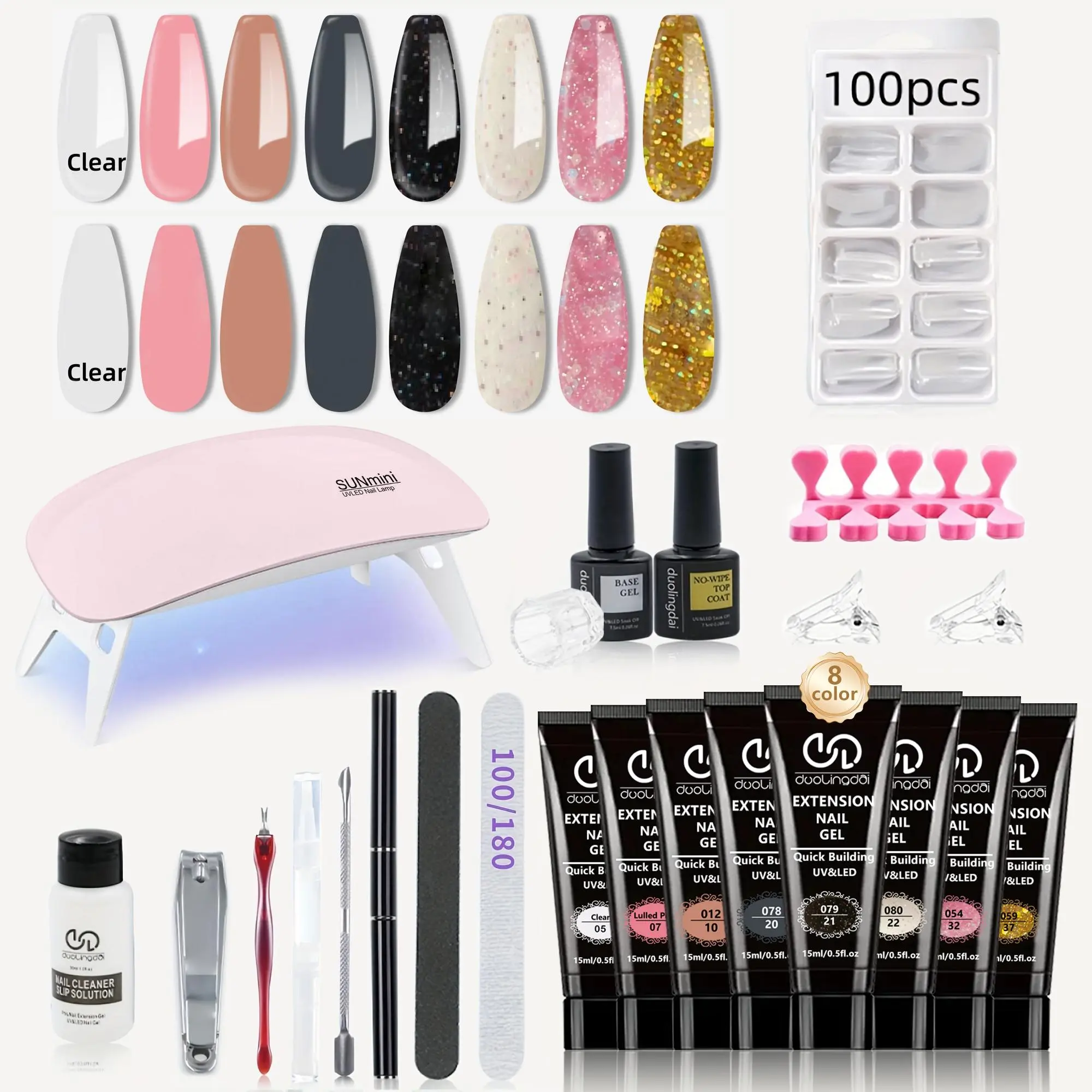 Poly Nail Gel Kit with 6 Counts Poly Nail Extensio TikTok爆款商品分析 - GMV ...