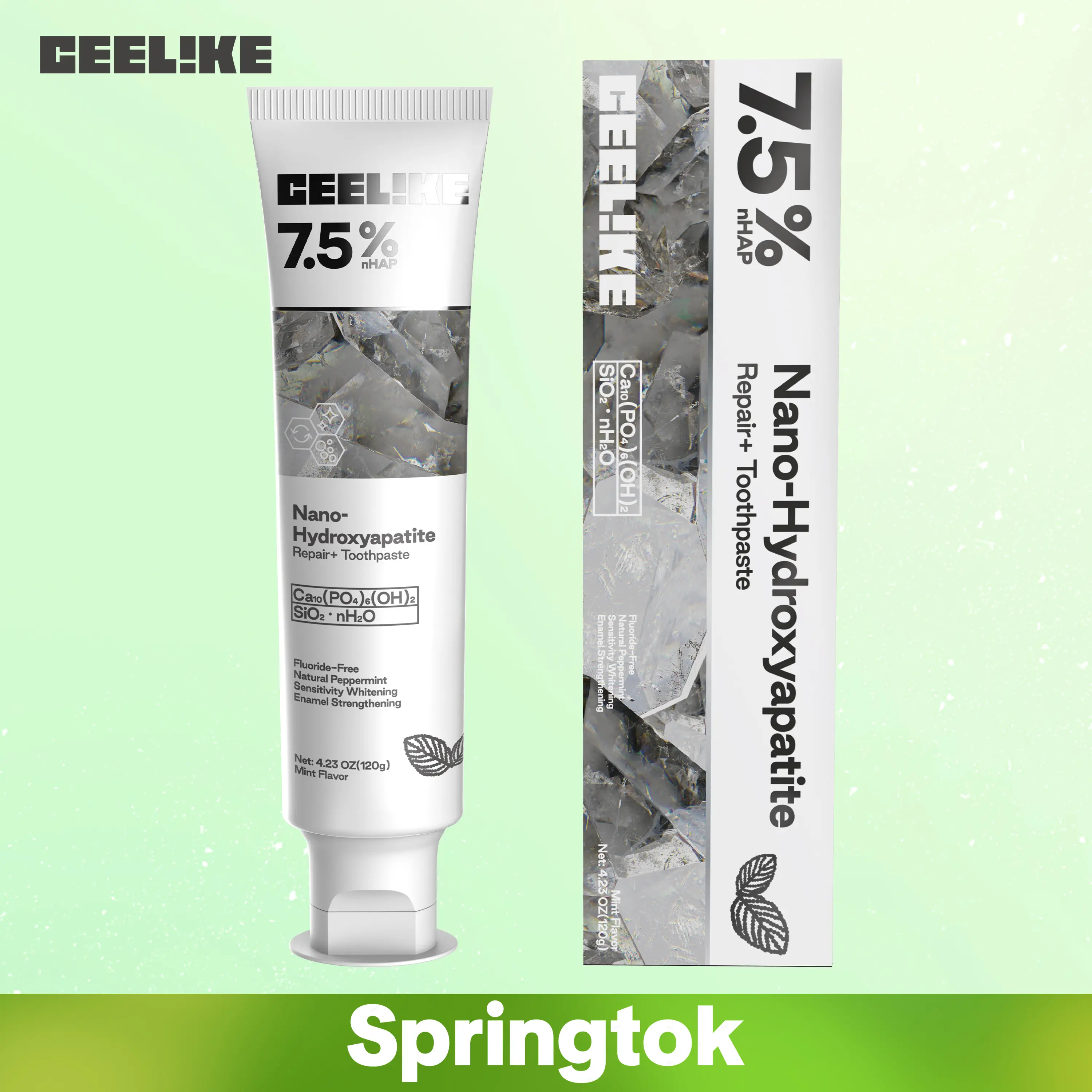 Ceelike Nano Hydroxyapatite Toothpaste | Repairs & Strengthens Enamel ...