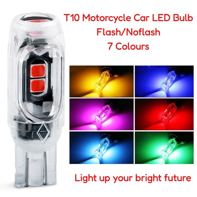 1pc Led Fast Blinking Turn Signal Bulb, 5-chip LED Flash Bulb, T10 ...